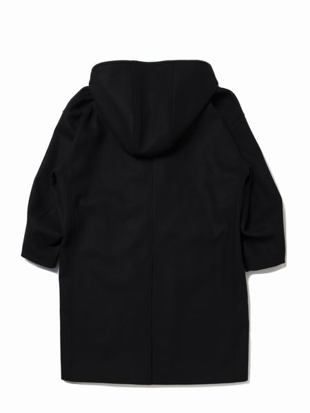 COOTIE PRODUCTIONS / Wool Melton Double Breasted Jedi Coat -Black-